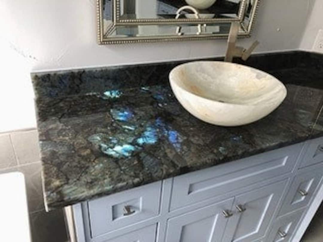 Labradorite Stone Countertop Kitchen Slab Kitchen Countertop Kitchen ...