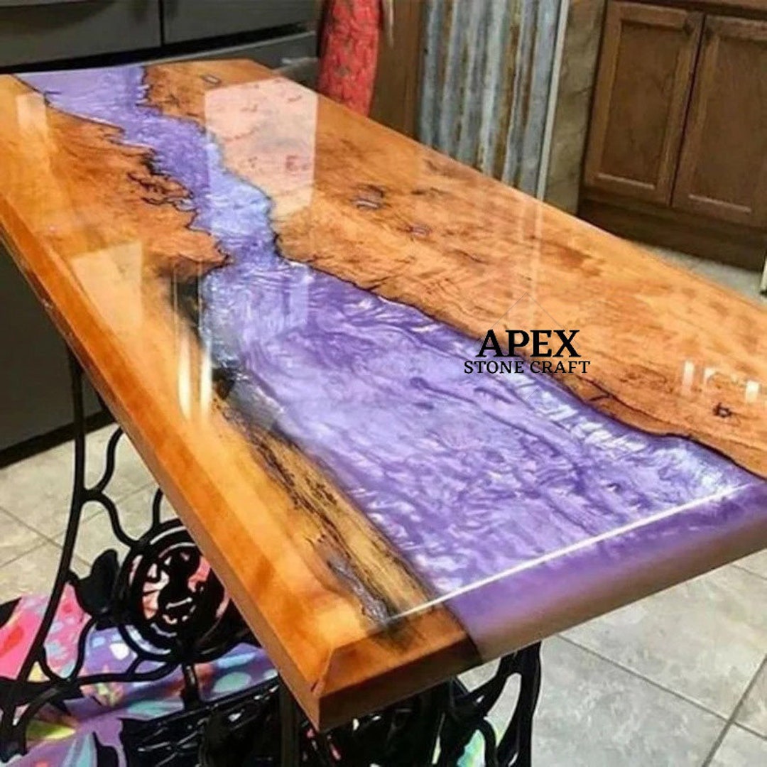 Epoxy Coffee Table Top, Epoxy Wooden Table, Unique Design Coffee Table ...