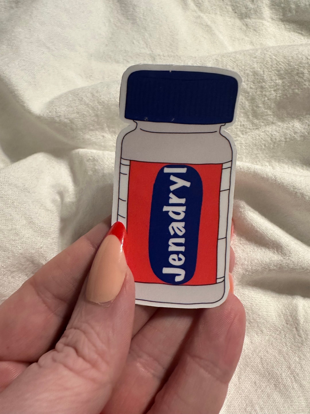 Jenadryl Sticker, Sticker, ASMR, Dragons and Daggers ASMR - Etsy