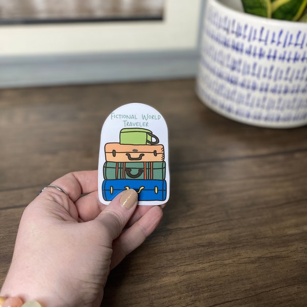World Traveler Suitcase Stickers - Etsy