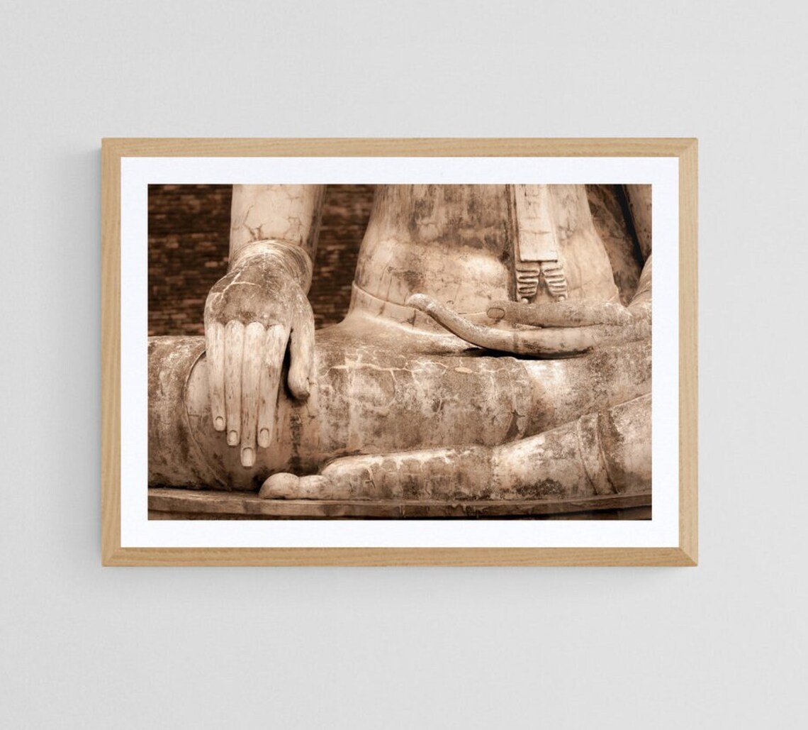 Printable Buddha Hands Photo, Peaceful Buddhist Art Print Instant ...