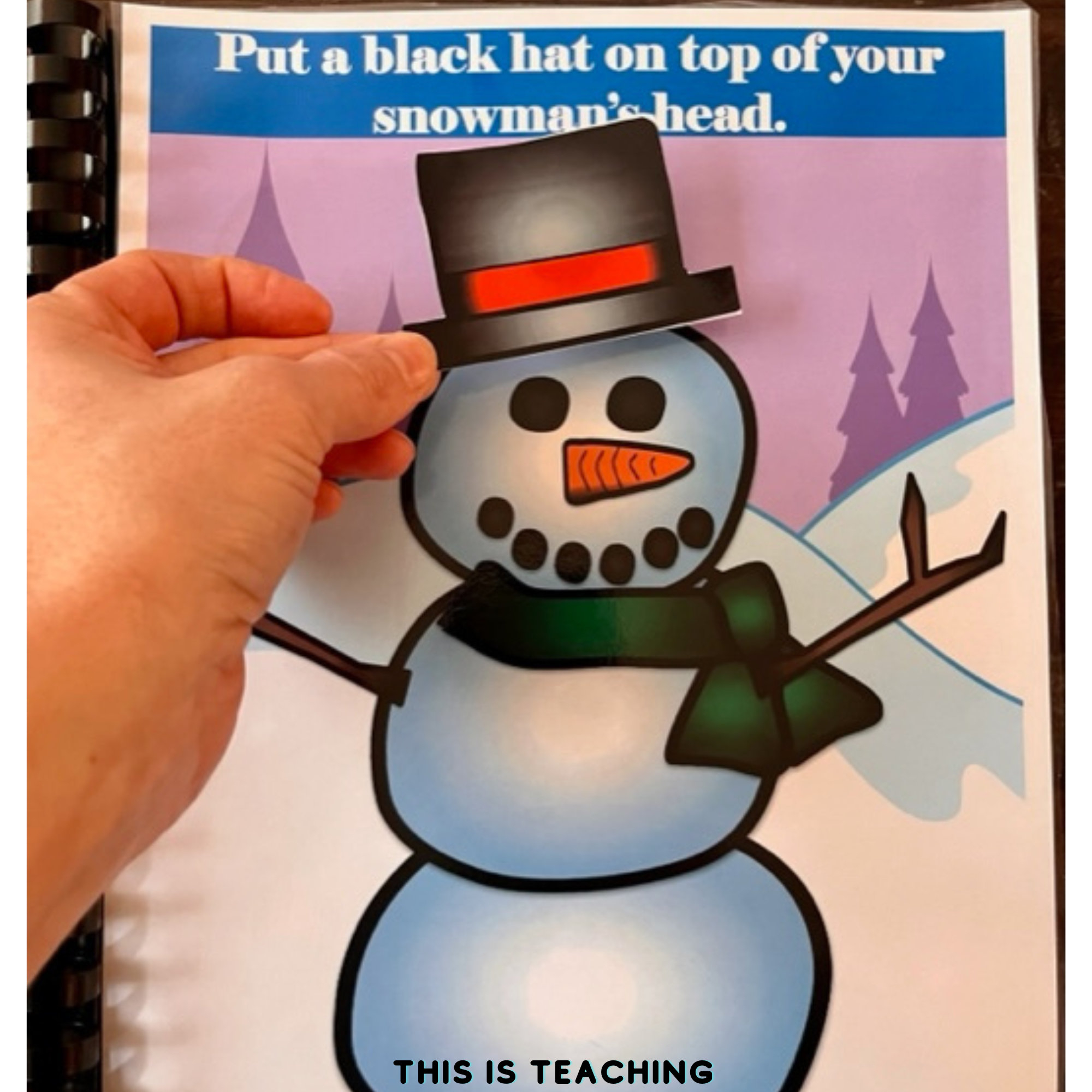 Let's Build A Snowman Winter Story & Activities Preschool Special ...