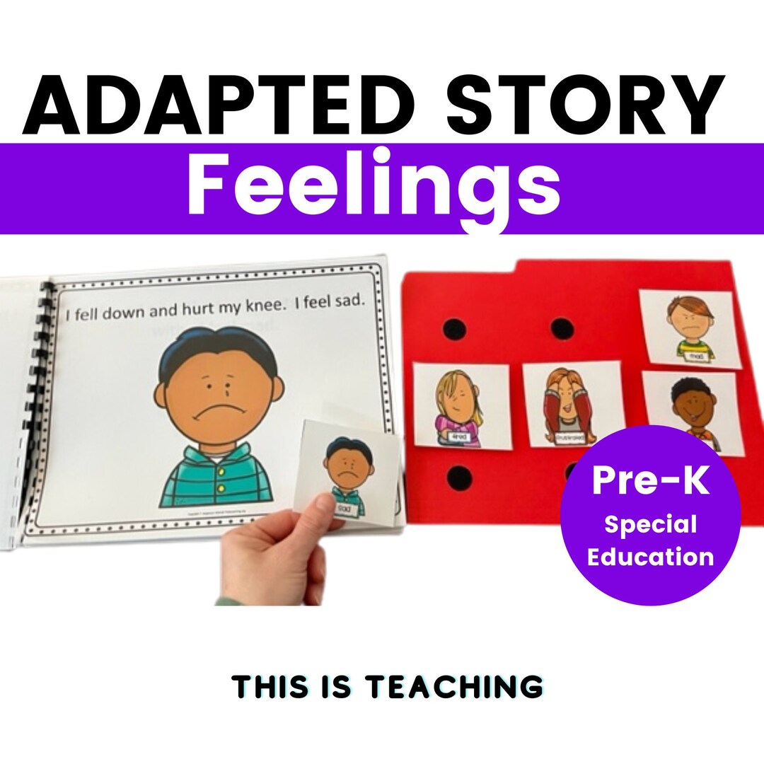Feelings Adapted Social Skill Story & Activities Preschool Special ...