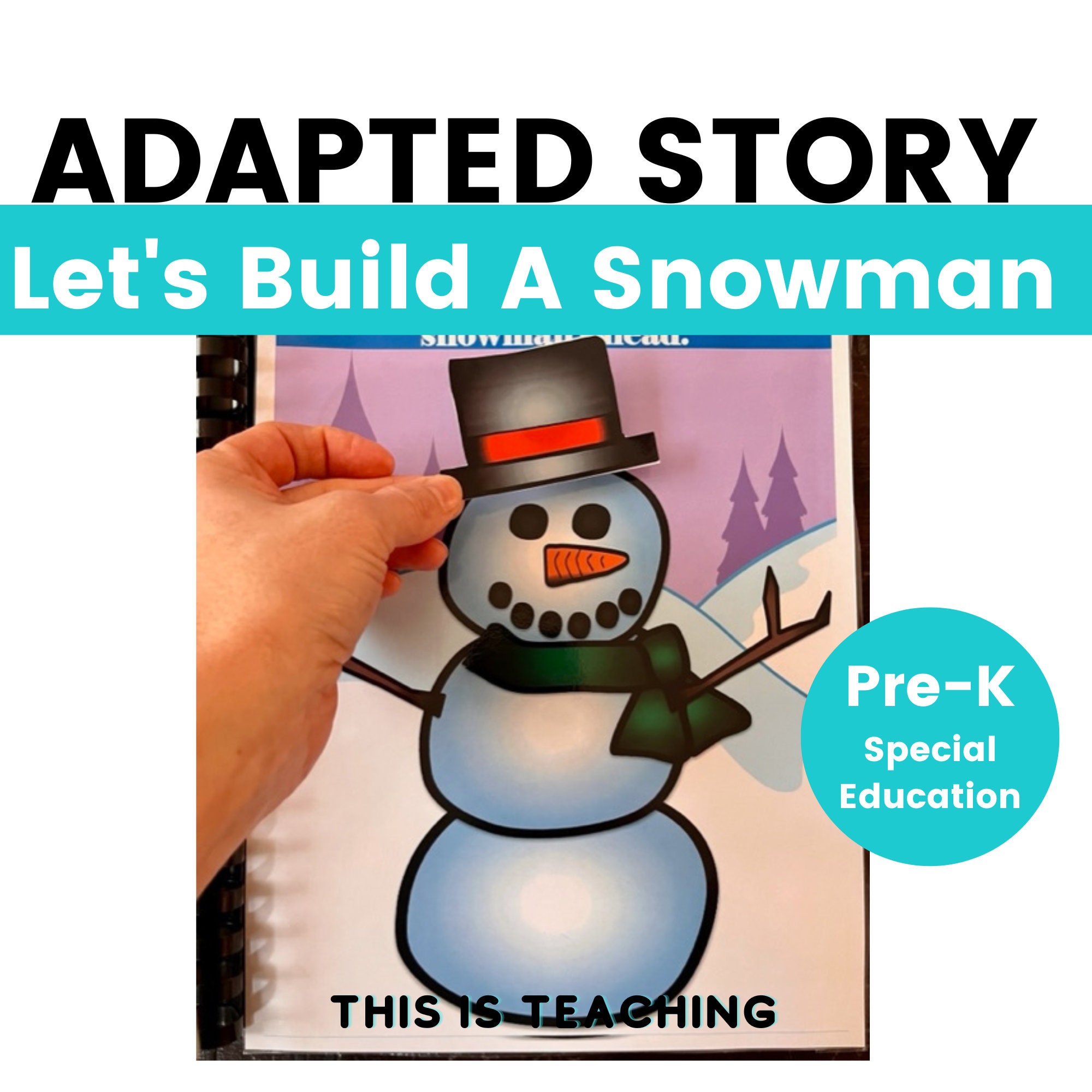 Let's Build A Snowman Winter Story & Activities Preschool Special ...