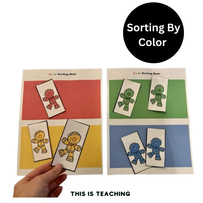 Gingerbread Man Adapted Story & Color Activities Preschool Special ...
