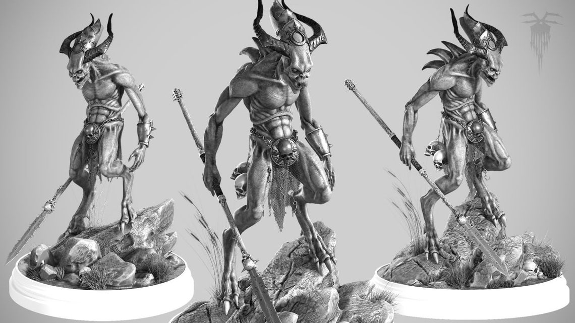 Blood Demon - STL 3D File - Etsy