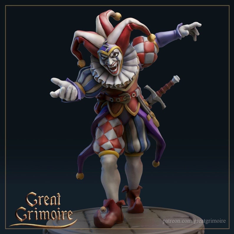 Jester - STL 3d - Etsy