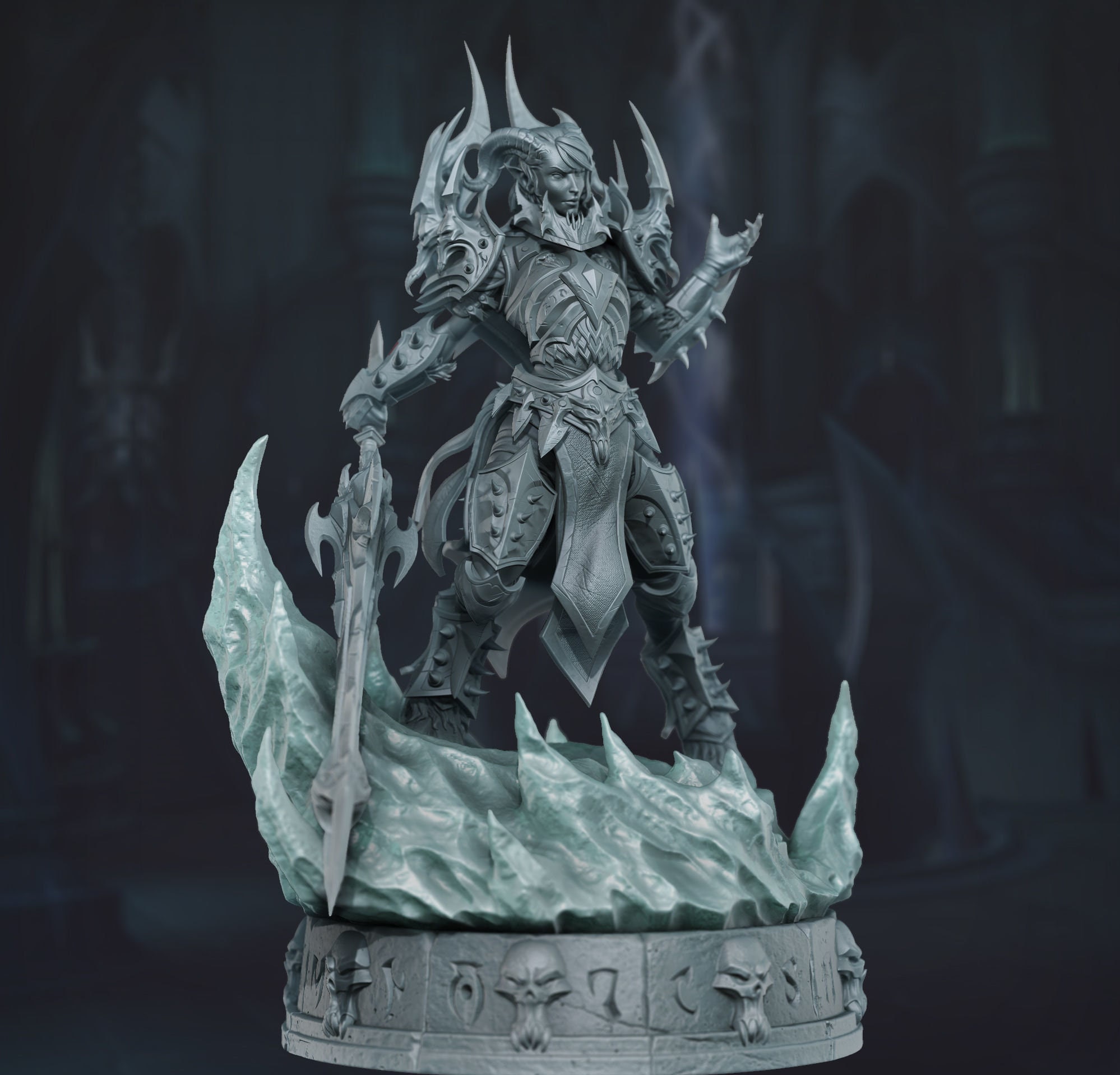 Draenei Death Knight-stl 3d - Etsy