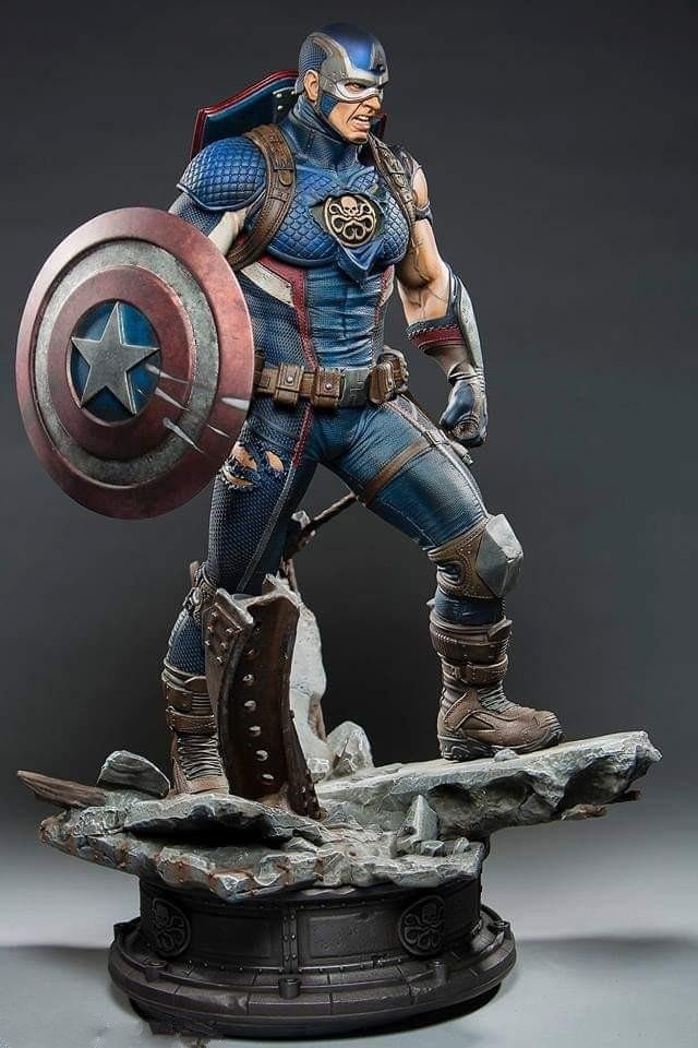 Captain America STL 3D - Etsy