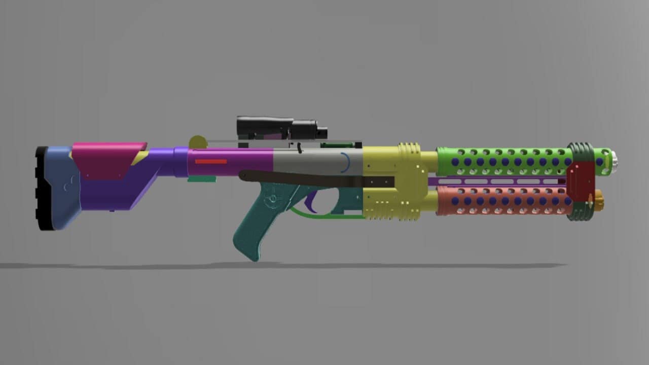 Blaster 40mm - STL 3D - Etsy