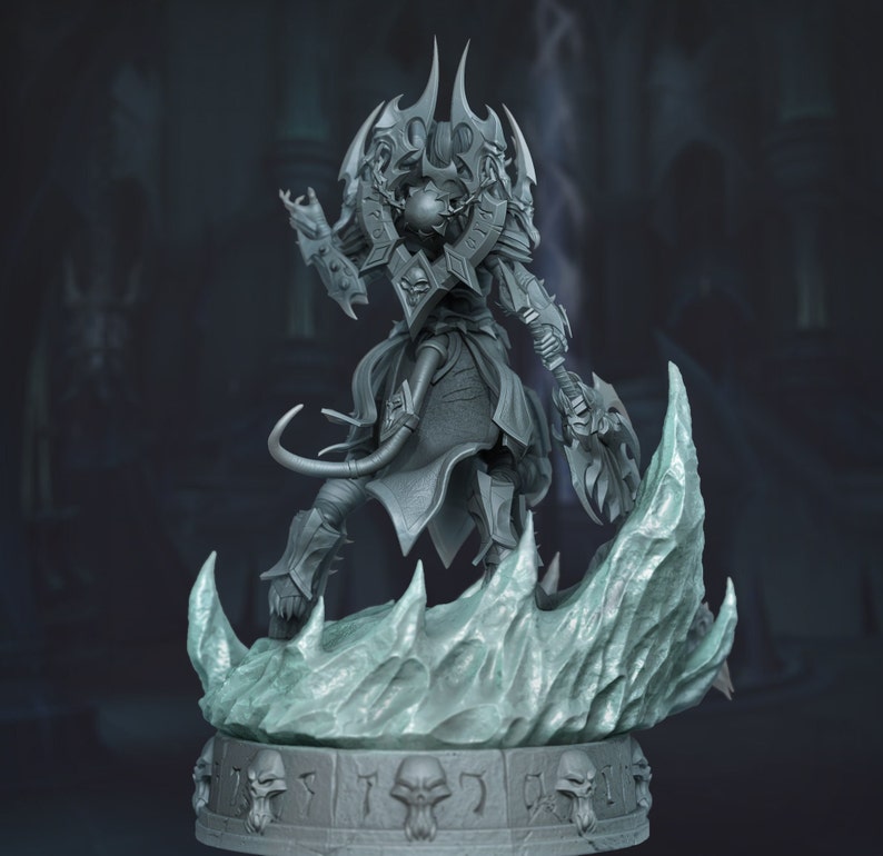 Draenei Death Knight-stl 3d - Etsy