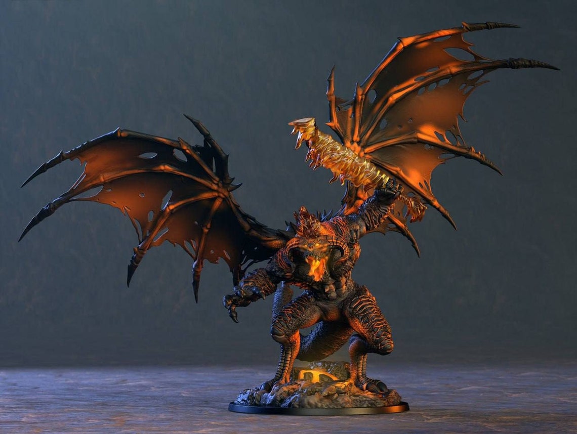 Balrog - STL 3D File - Etsy