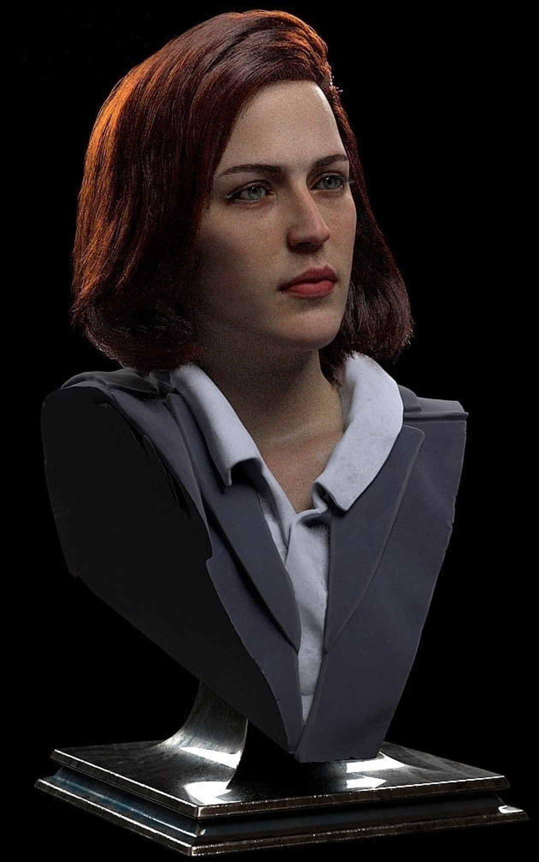Scully X Files STL 3D - Etsy