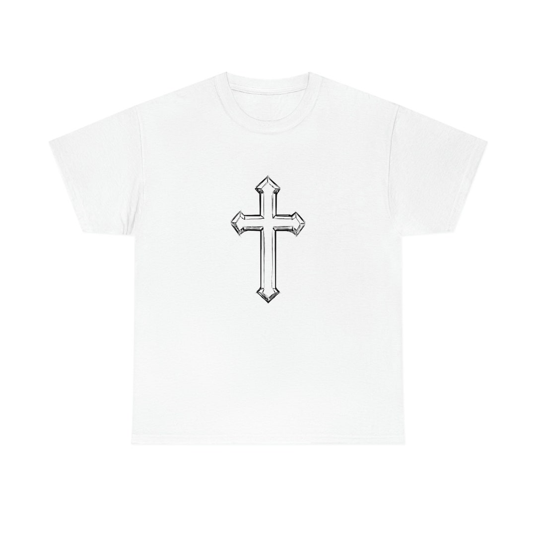 Unisex Cross Design T-shirt - Etsy