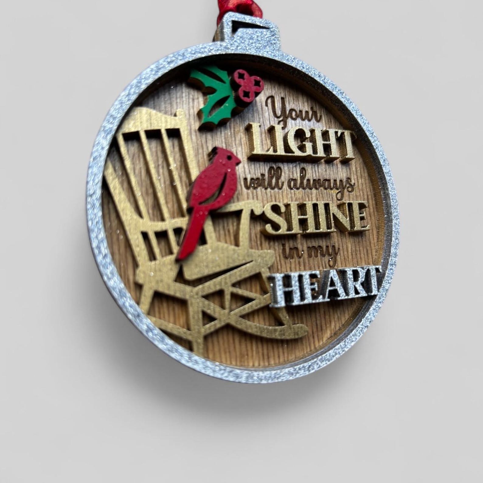 Remembrance 3 Layer Wood Ornament - Etsy