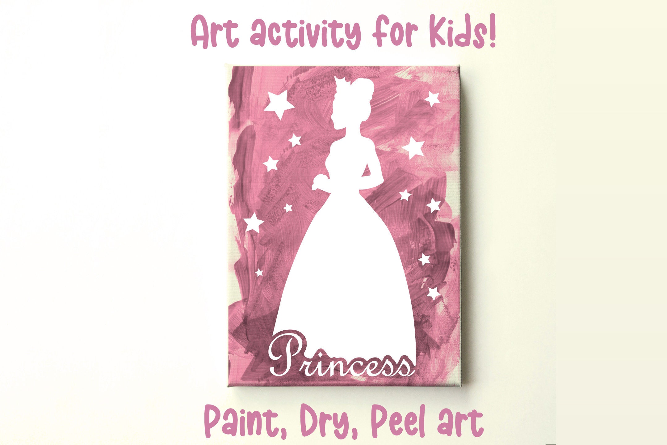 Princess Birthday Gift, Princess Party Favor, Princess Paint Party ...