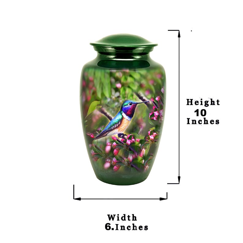 Hummingbird, Cremation Urn, Memorial Urn, Urn for Ashes, Urn ...