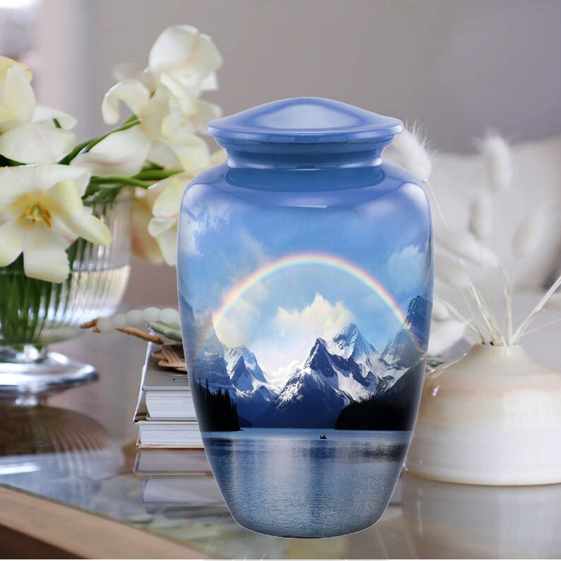 Rainbow Urn Adult Urn Cremation Urn for Human Ashes Handmade - Etsy