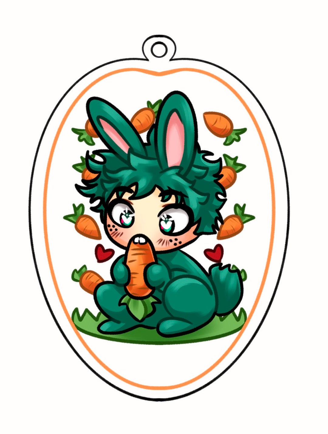 Mha Bunzuku Keychain Charm Anime Manga - Etsy