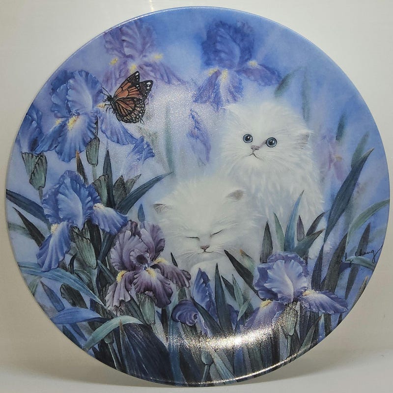 Cat Decorative Plate - Etsy