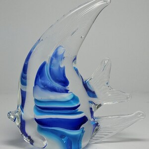 Art Glass Fish Figurines Colorful Decorative Ocean Creatures - Etsy