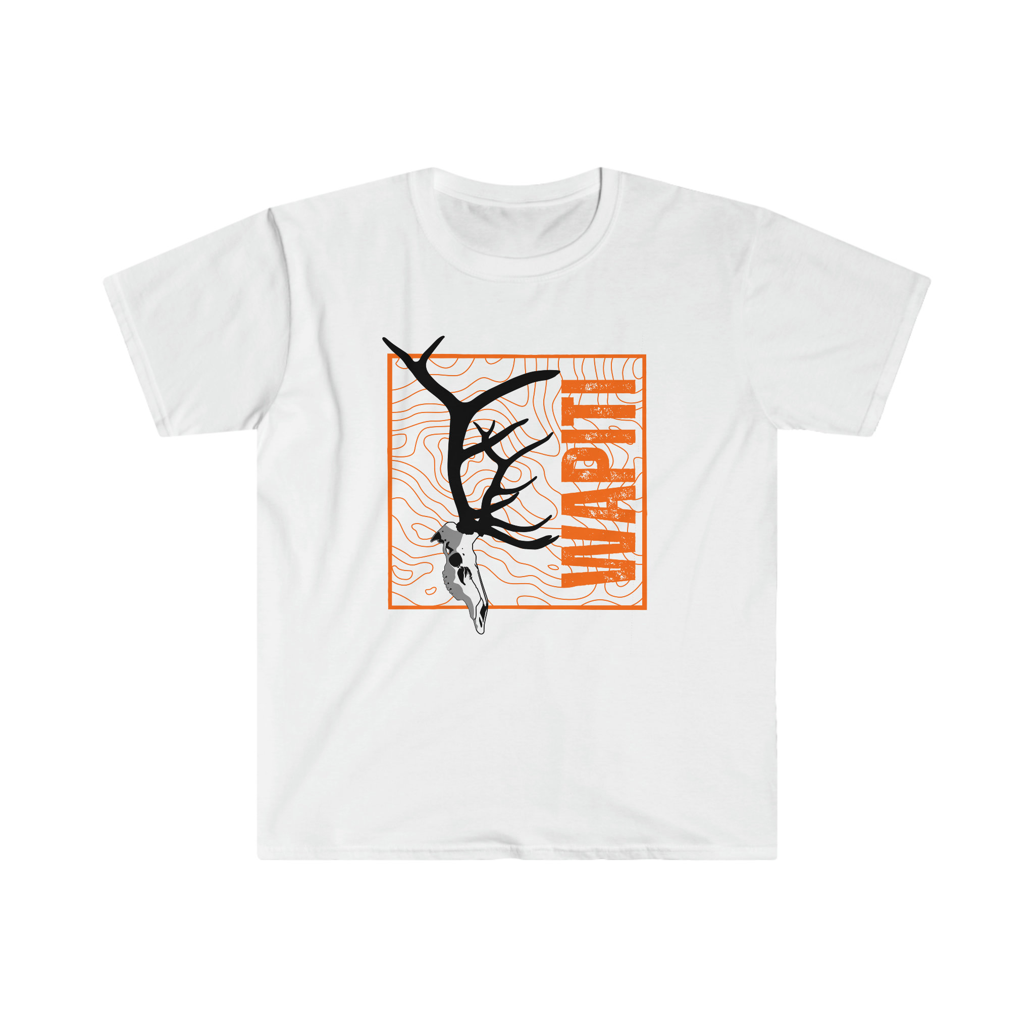 Elk Skull T-shirt for the Bow Hunter Tshirt for the Elk Hunter Gift for ...