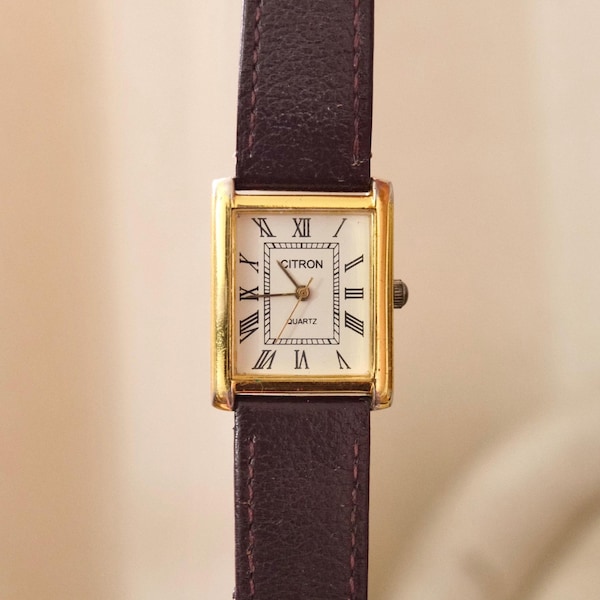 Citron Quartz Watch - Etsy UK