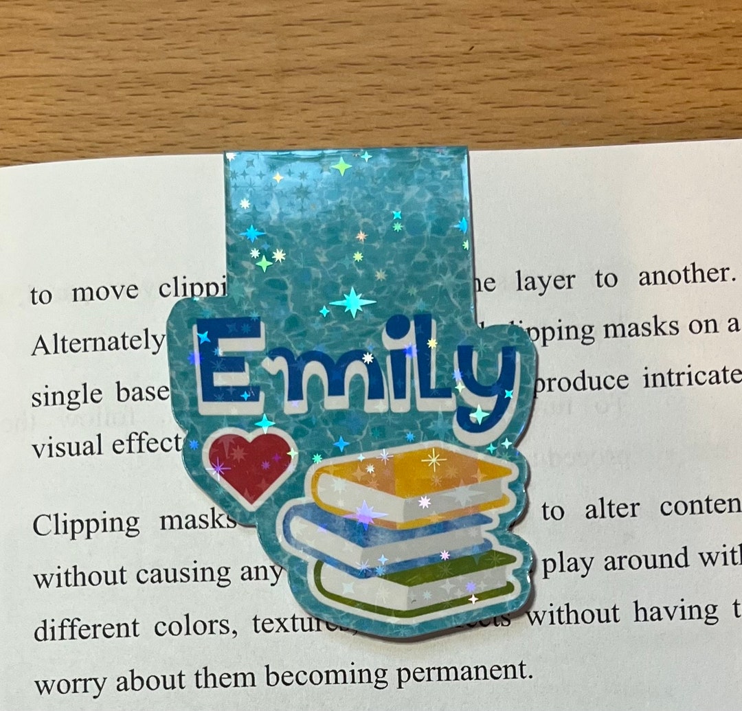 Personalised Magnetic Bookmark - Etsy UK