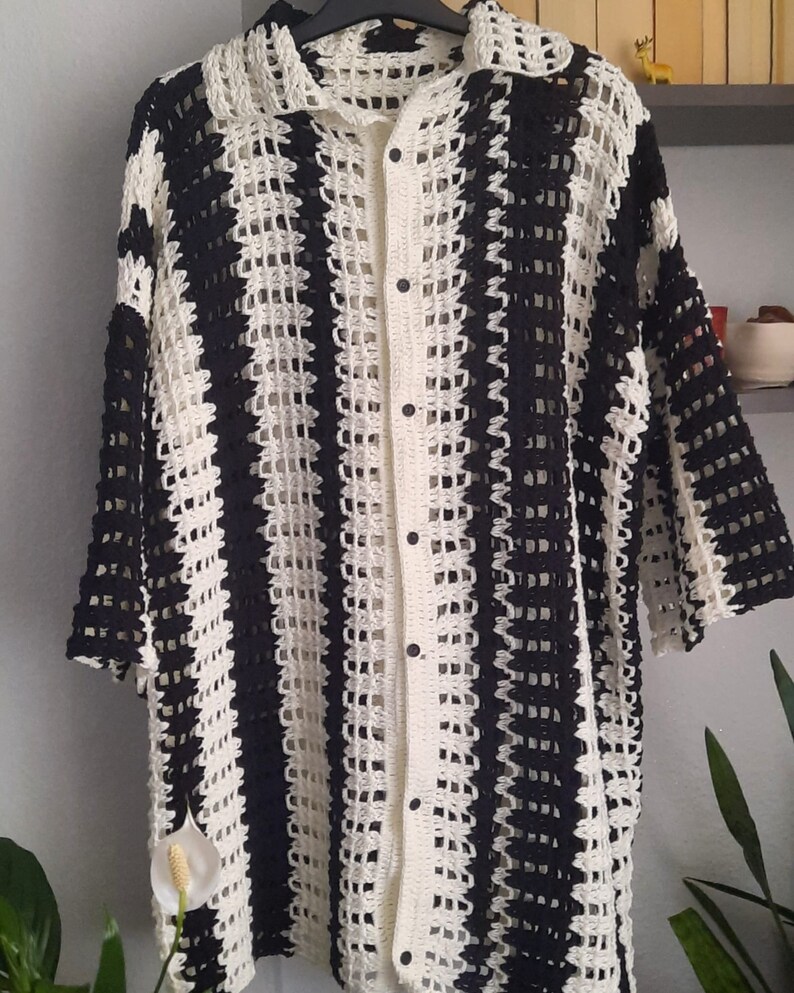 Crochet Shirts, Oversize Men's Shirts, Handmade Shirts, Summer Shirts ...