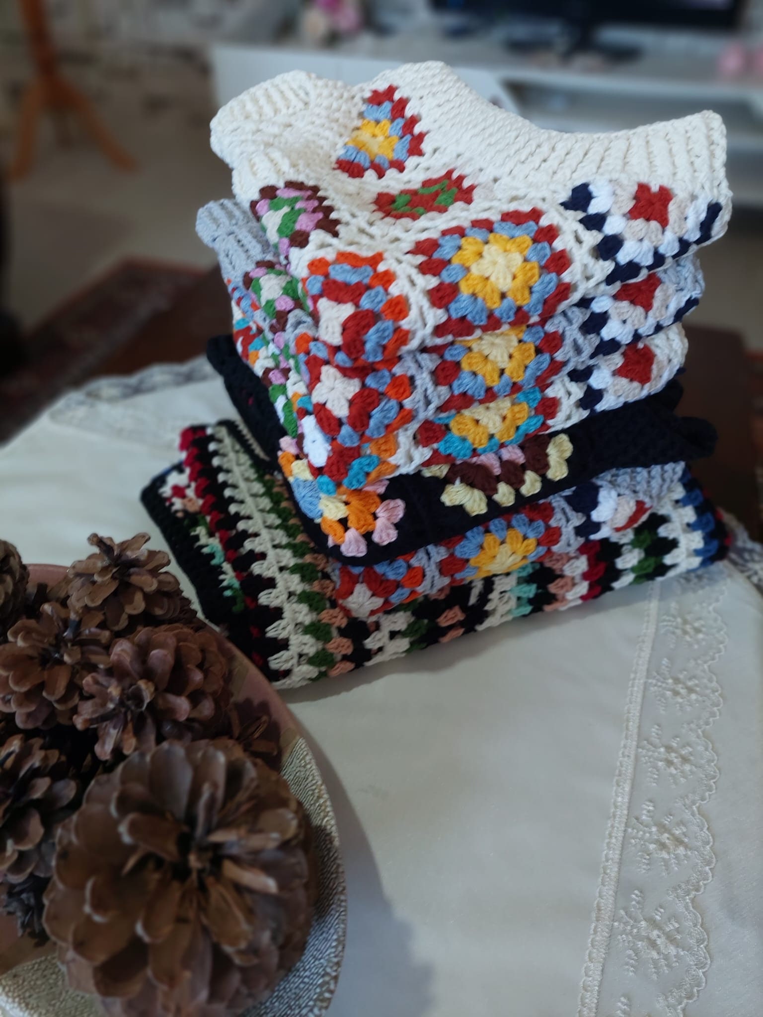 Patchwork Sweater Granny Square Sweater Granny Square Vest - Etsy