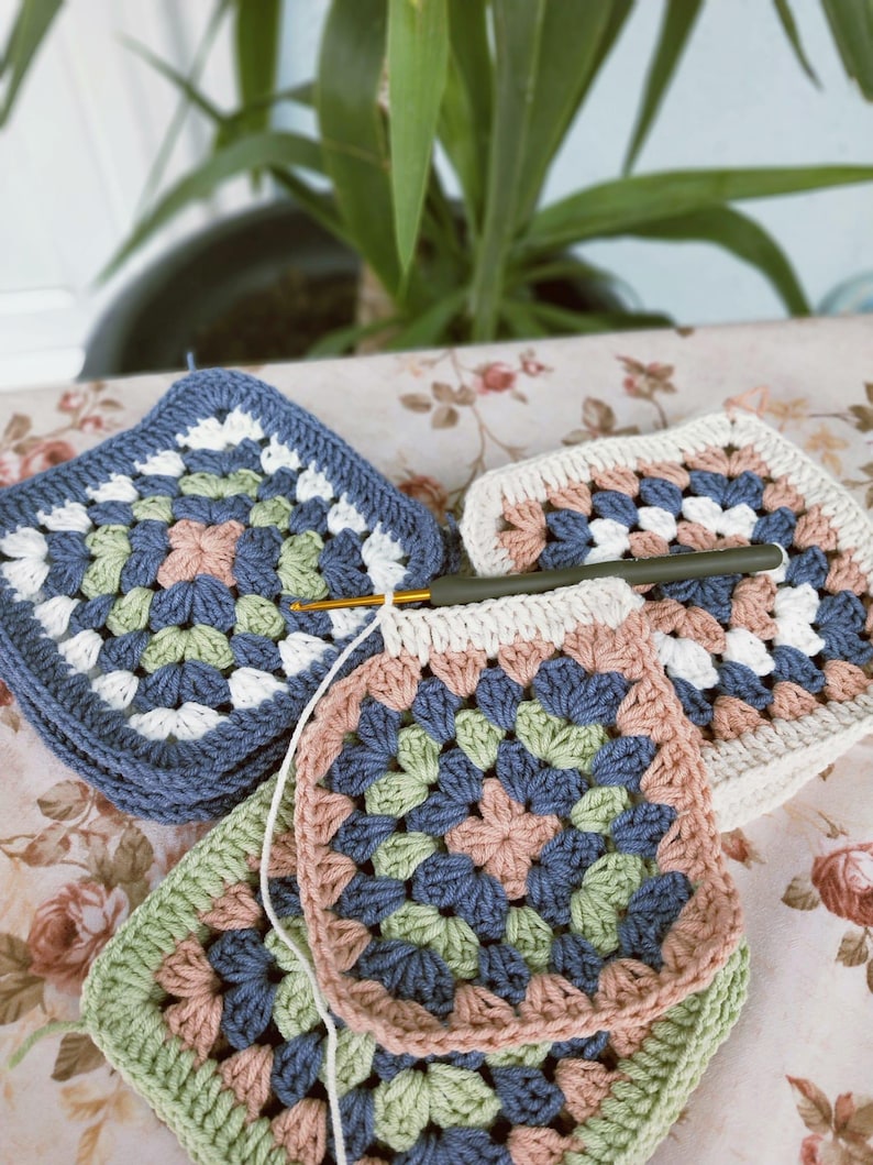 Crochet Shirt, Unisex Shirt, Granny Square Shirt,vintage Crochet Shirt ...