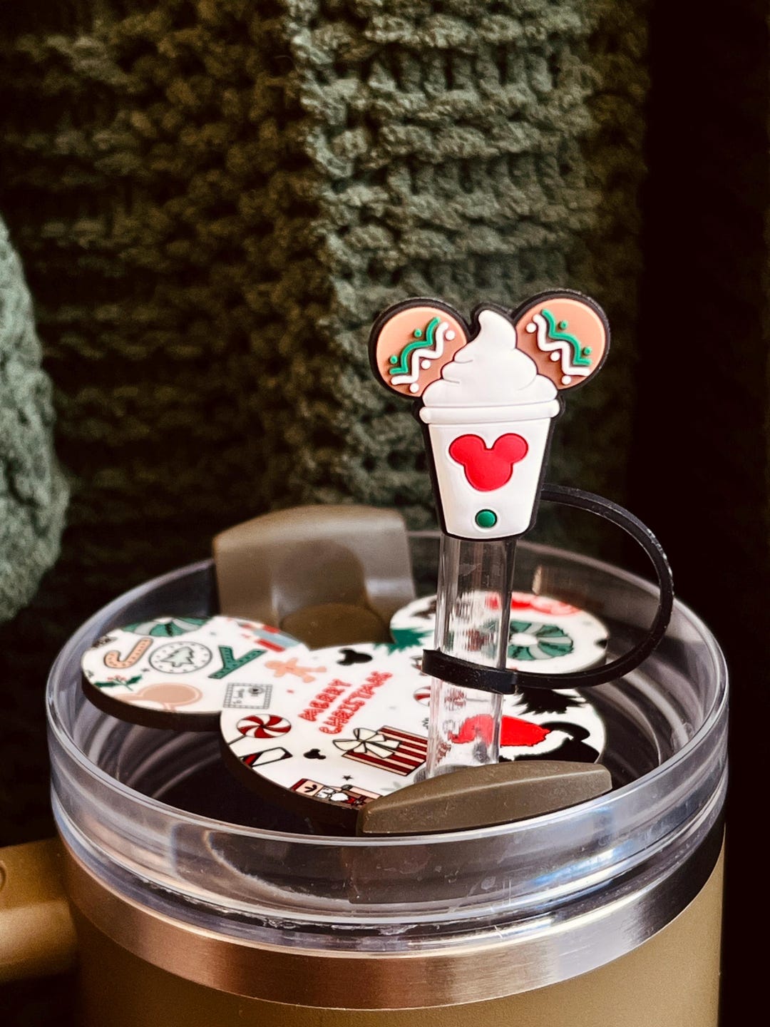 Magical Mouse Gingerbread Straw Topper | 10mm | Straw Cover | Stanley ...