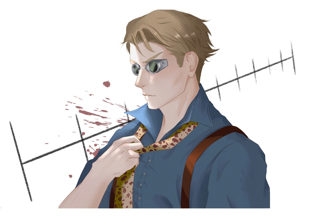 Nanami Kento Print jujutsu Kaisen - Etsy