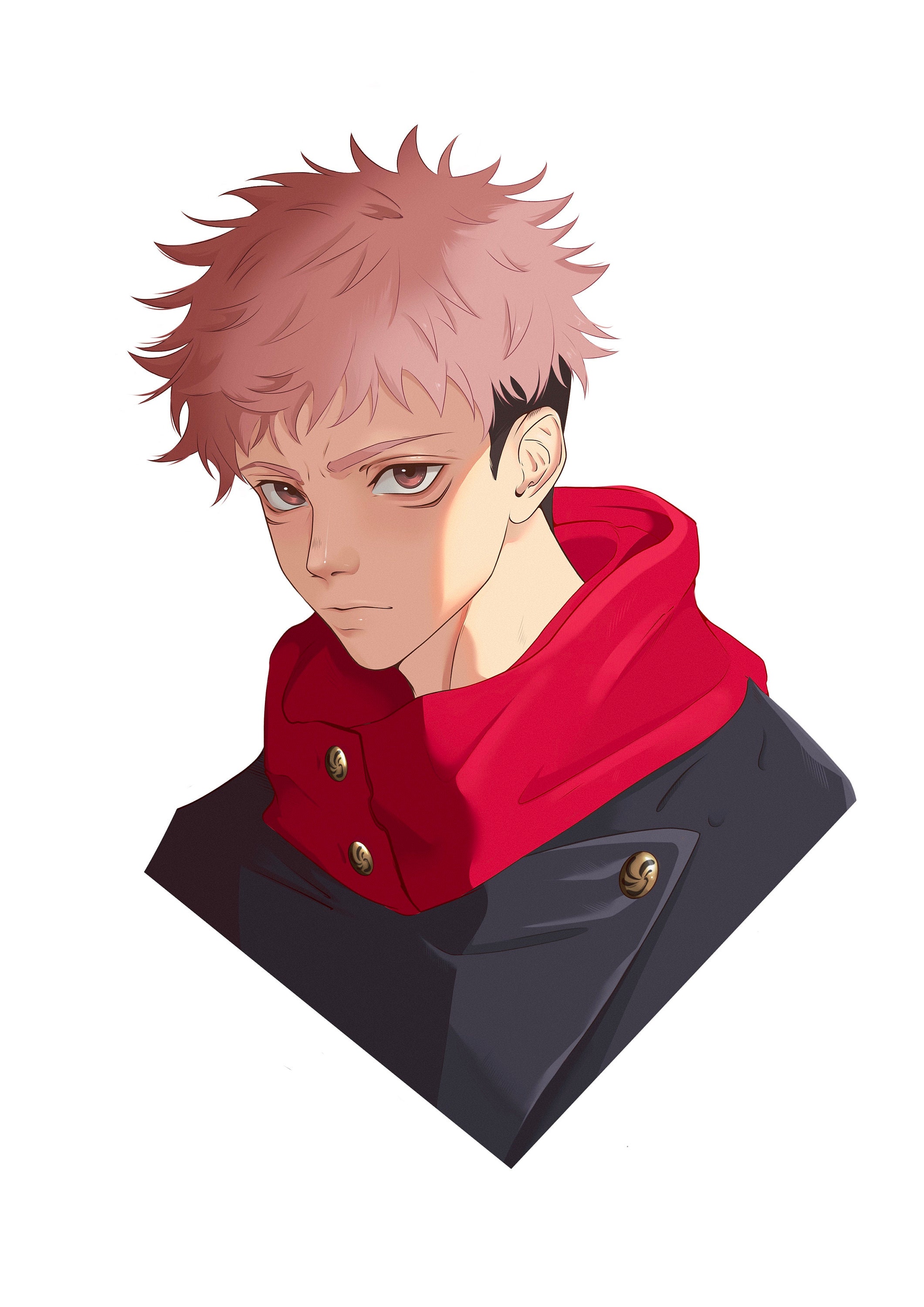 Itadori Yuji Print jujutsu Kaisen - Etsy