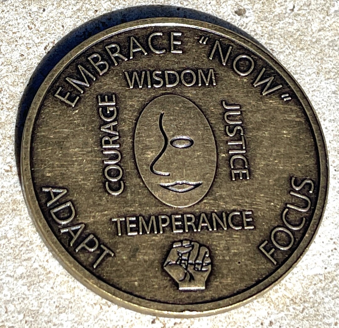 A Stoic Medallion - Book With Coin - Etsy