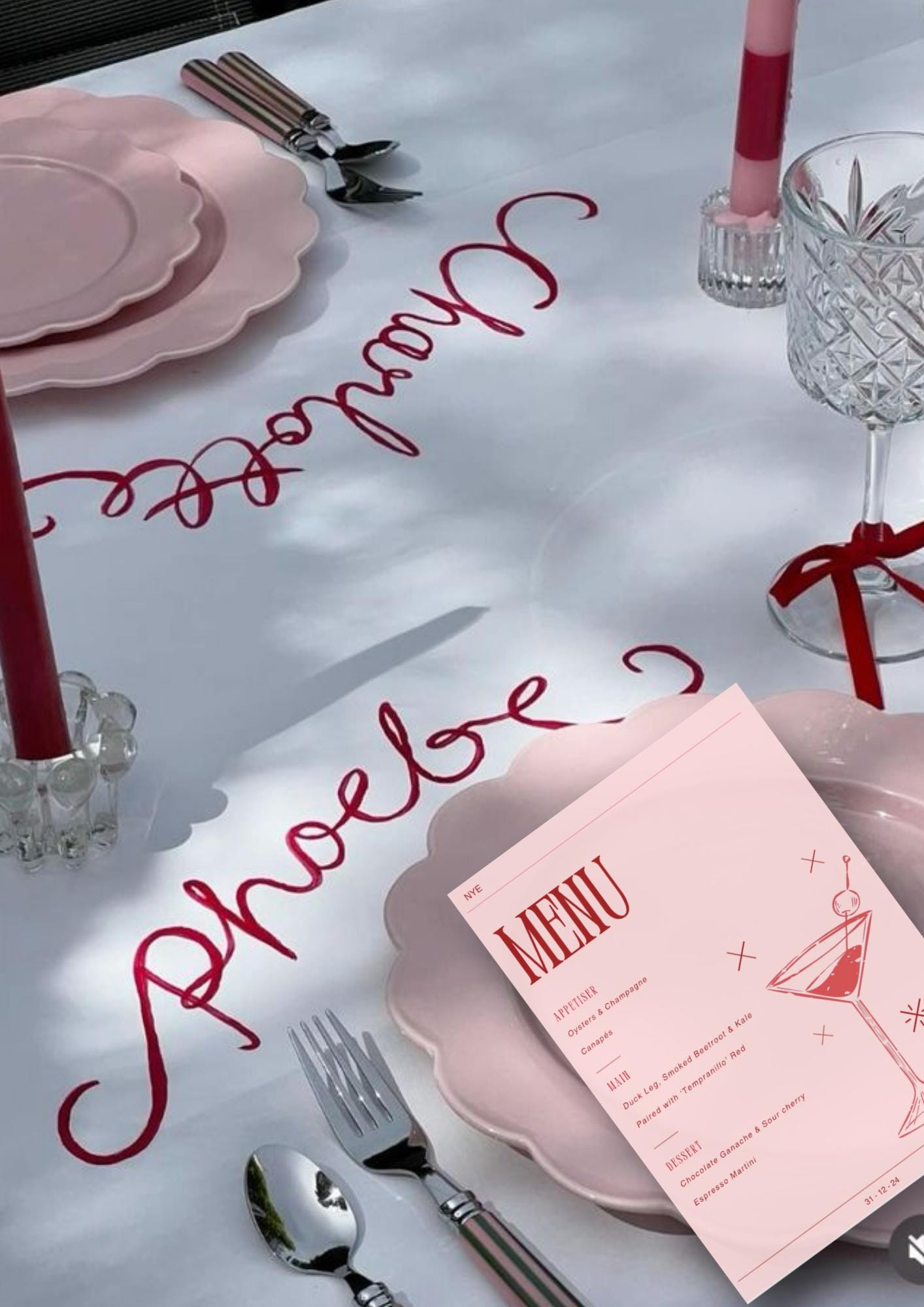 Colorful Food Menu, Aesthetic and Modern Menu, Editable Dinner Menu ...