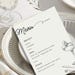 Minimal Handwritten Dinner Menu Template,illustrated Scribble Food ...