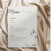 Minimal Handwritten Dinner Menu Template,illustrated Scribble Food ...