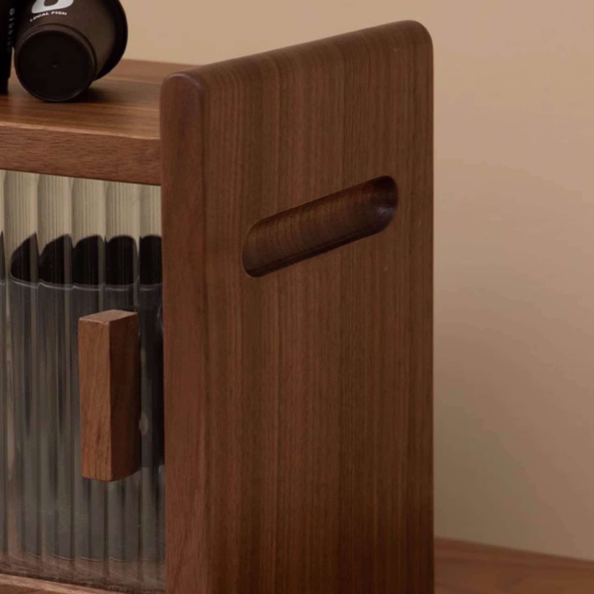 Desktop Coffee Tea Mug Cup Storage Holder, Exquisite Solid Walnut Wood ...