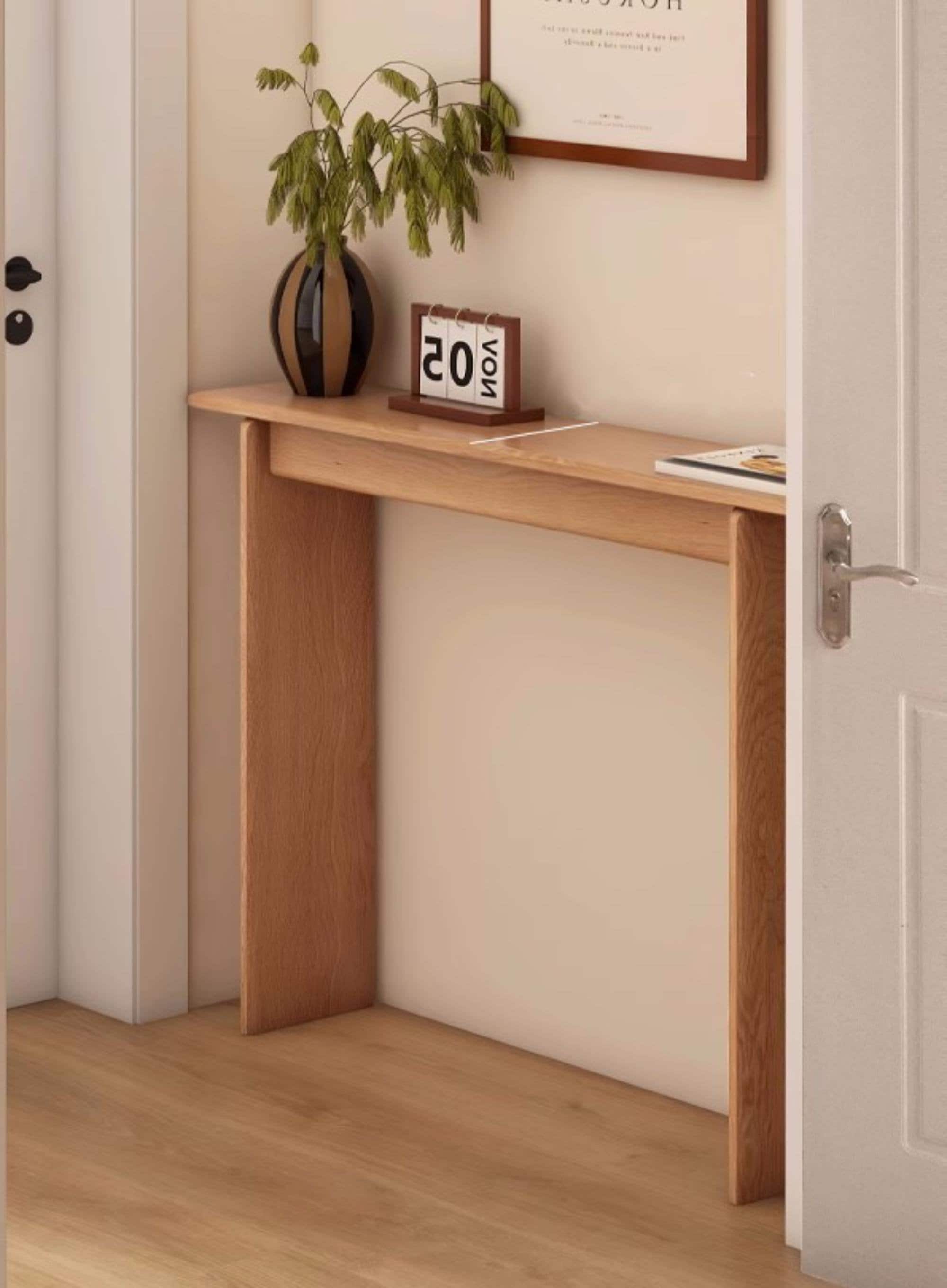Narrow Console Table, 7.9"/20cm Deep Entry Table, Gift for Home ...