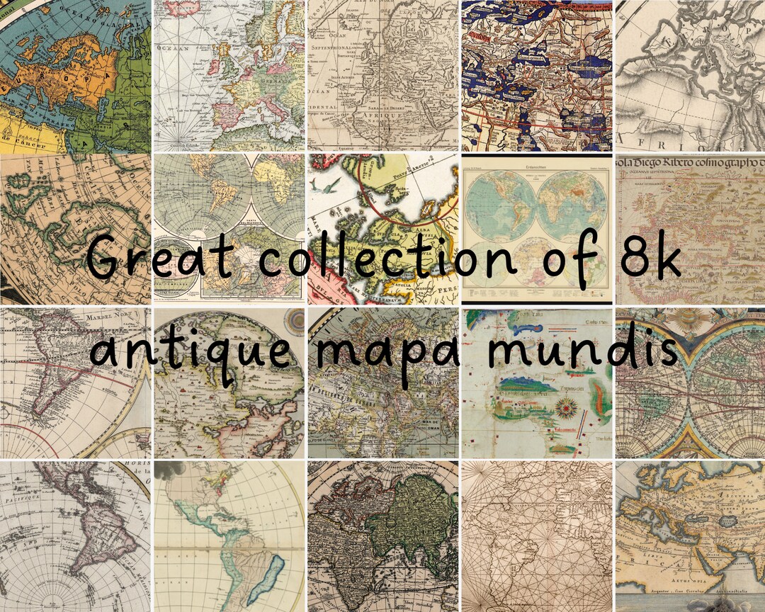 Private Collection of Maps, Now in 8k. Some of Theme Are From XV Segle ...