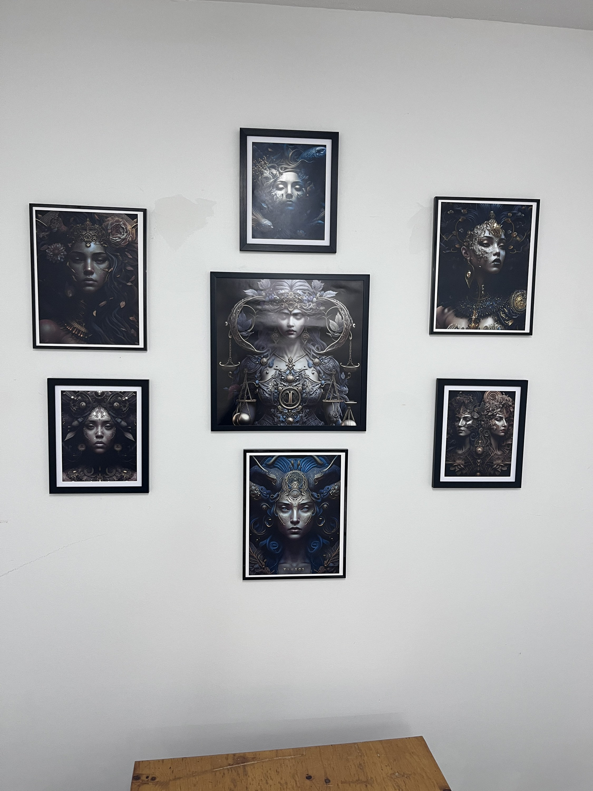 Gemini Horoscope Digital Print Female Goddess Gemini Zodiac - Etsy