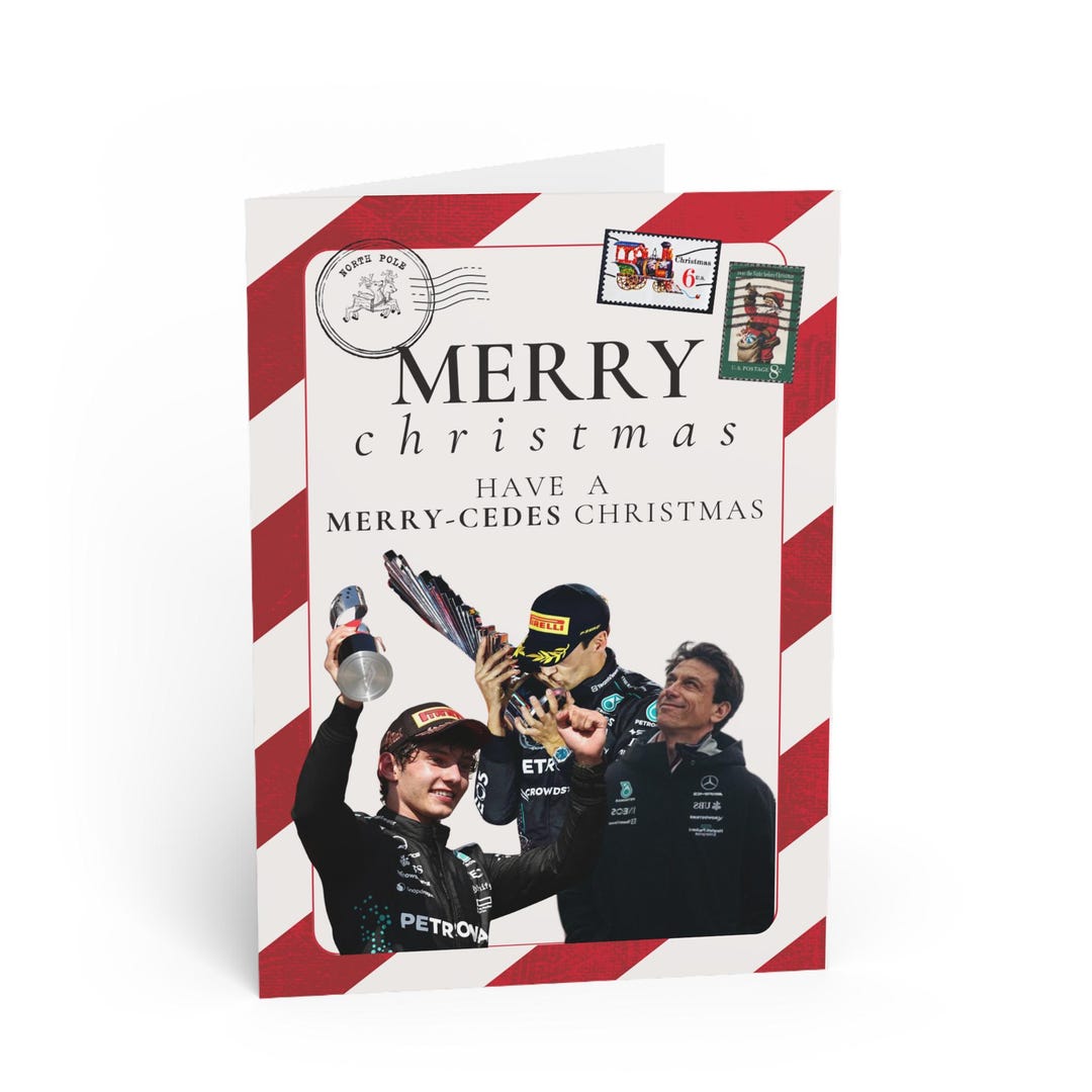 Mercedes Team Holiday Card - Etsy