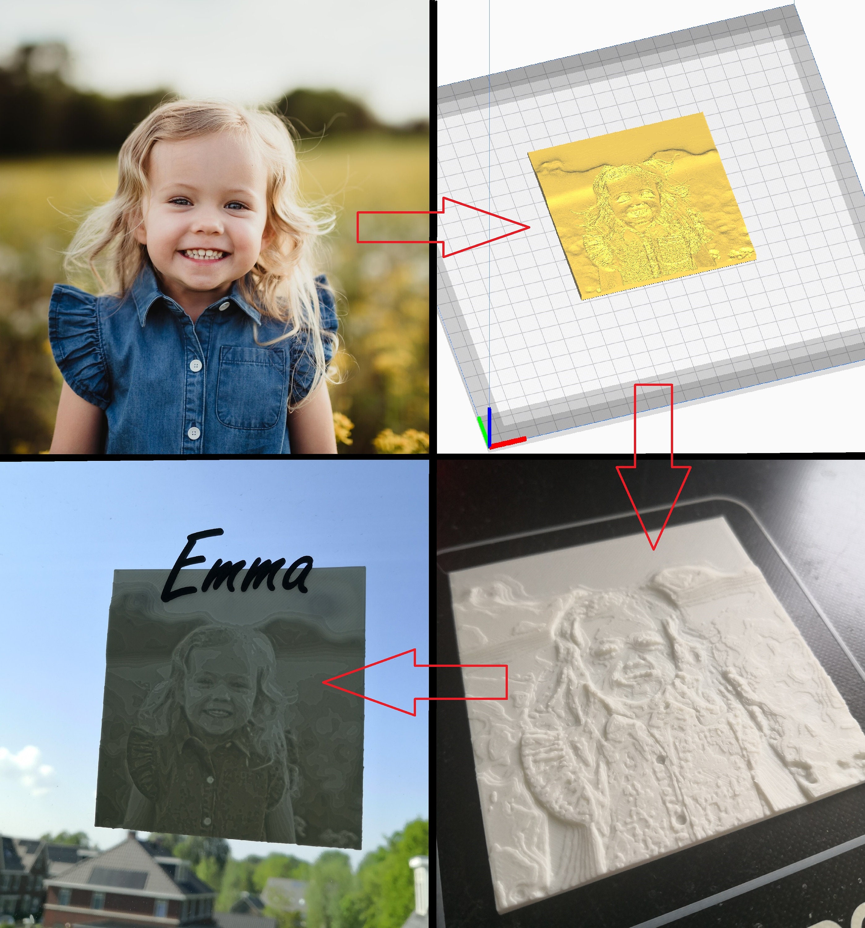 Custom 3D Printed Picture - Etsy