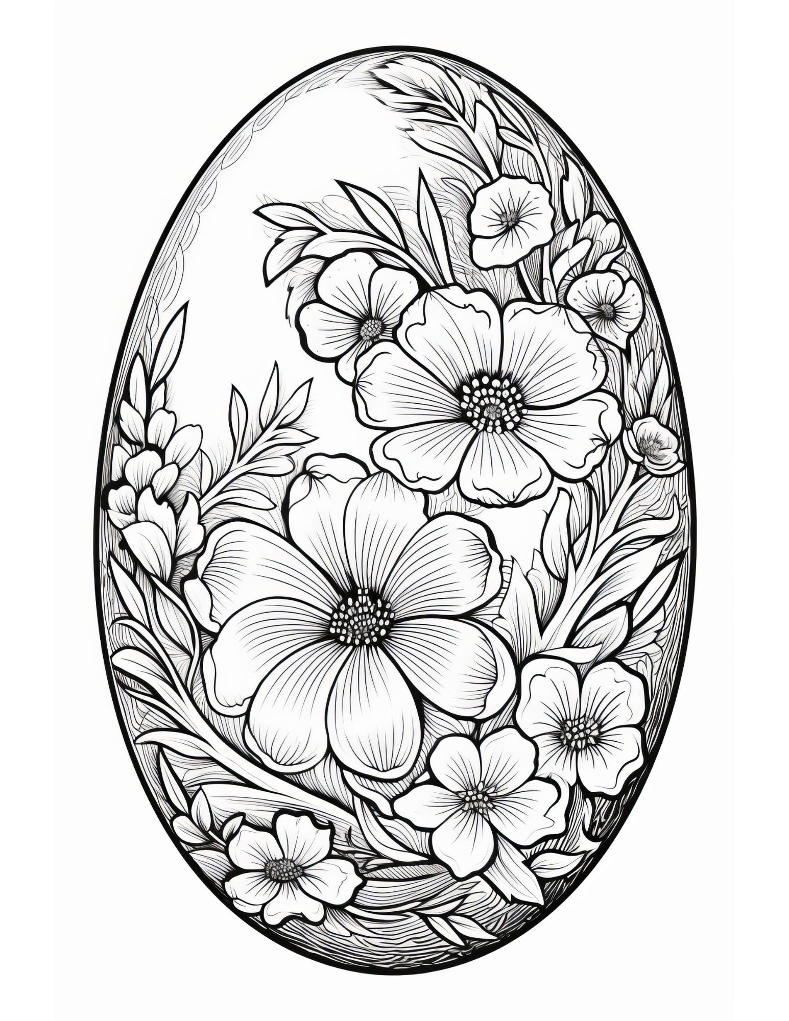 Adult Easter Coloring Pages - Etsy