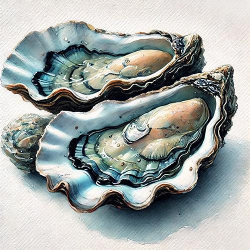 Oyster Art - Etsy
