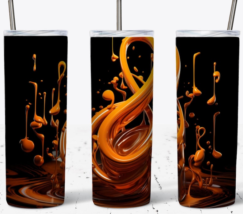 Musical Notes Tumbler Wrap Music Love Chocolate Musical - Etsy