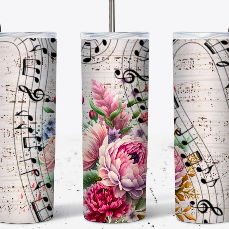 Music Note Flowers - Etsy