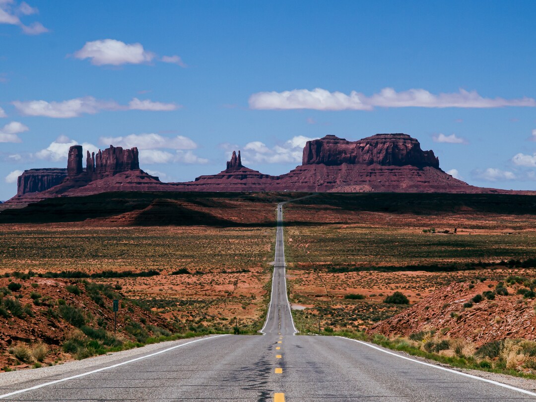 Monument Valley Highway Print File Utah Wall Art Landscape Photography ...
