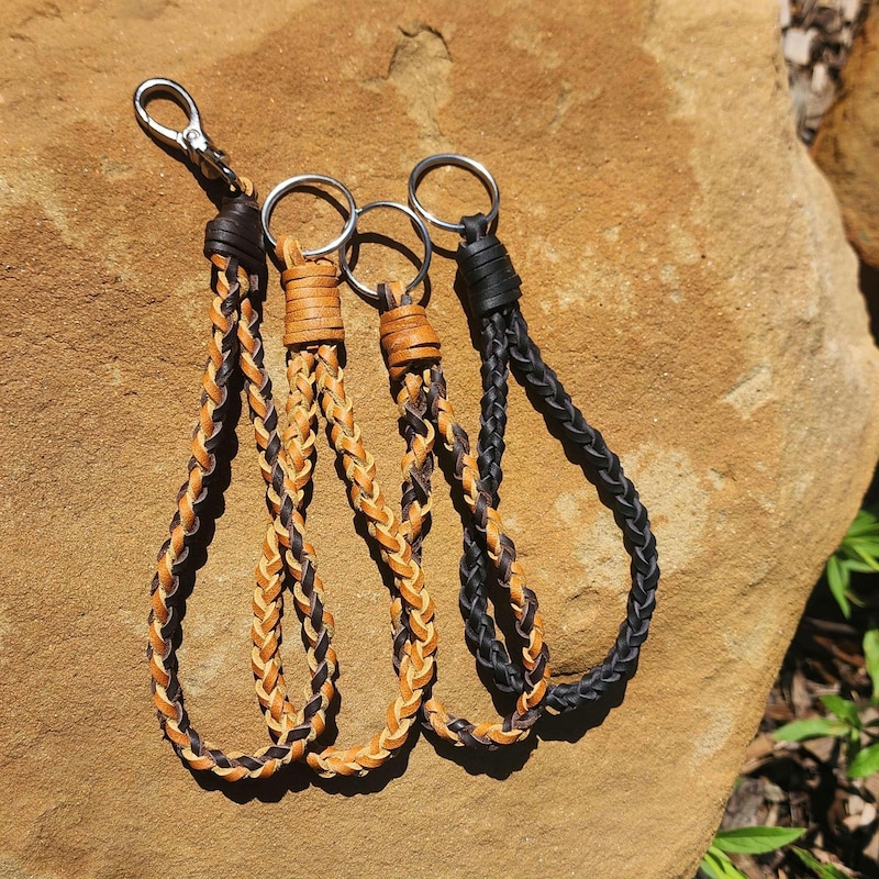 Braided Keychain - Etsy